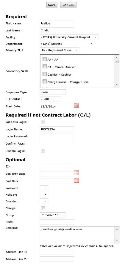 Assigning a Schedule Group