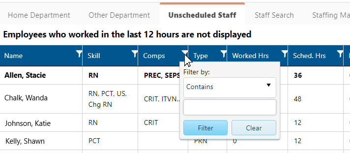 Viewing Employee Competencies