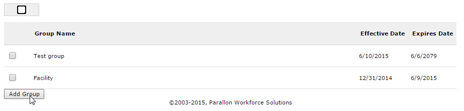Employees Overtime Group - Adding an Overtime Group